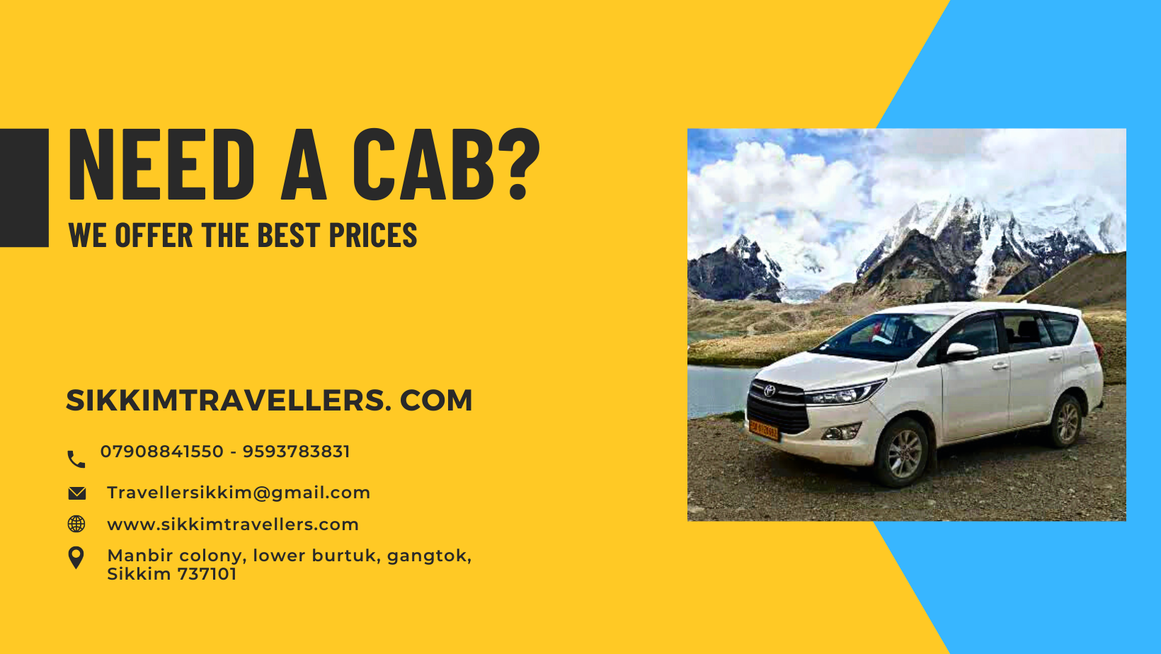Best deal in taxi service, car rental, and cab booking in Sikkim ...
